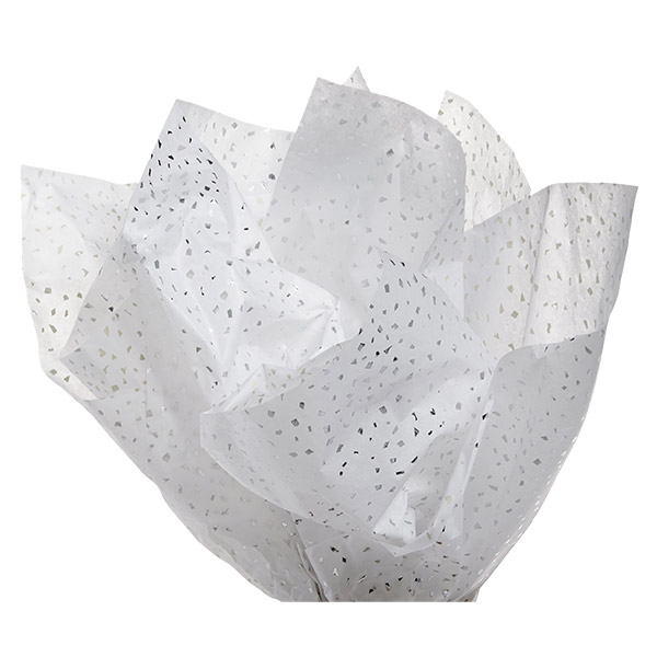 Silver Hot Stamp Confetti Tissue Paper 200 ~ 20x30" sheets | Nashville ...
