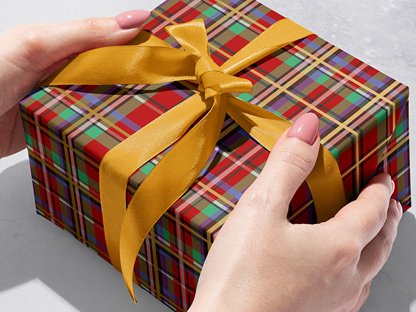 Tartan Wrapping Paper, 24"x833', Full Ream Roll | Nashville Wraps