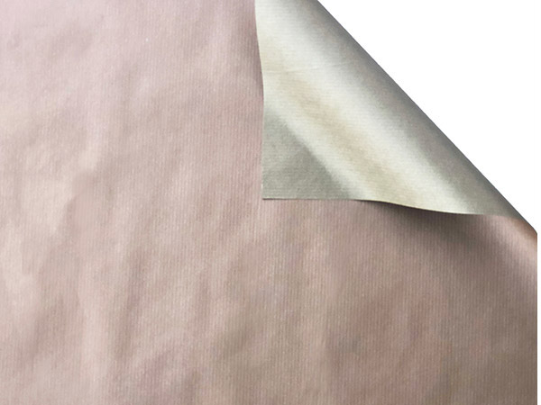 Champagne & Rose Kraft Reversible Wrap, 24"x417', Half Ream Roll ...