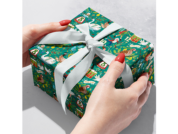 12 Days Wrapping Paper, 30"x833', Full Ream Roll | Nashville Wraps