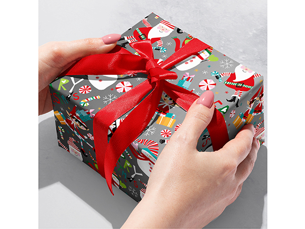 Snow Joy Wrapping Paper, 24"x833', Full Ream Roll | Nashville Wraps