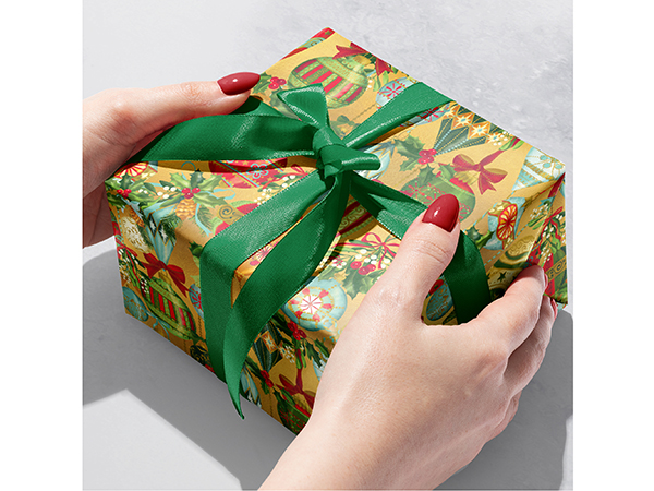 Ornamental Beauty Gift Wrap, 24"x417', Half Ream Roll | Nashville Wraps