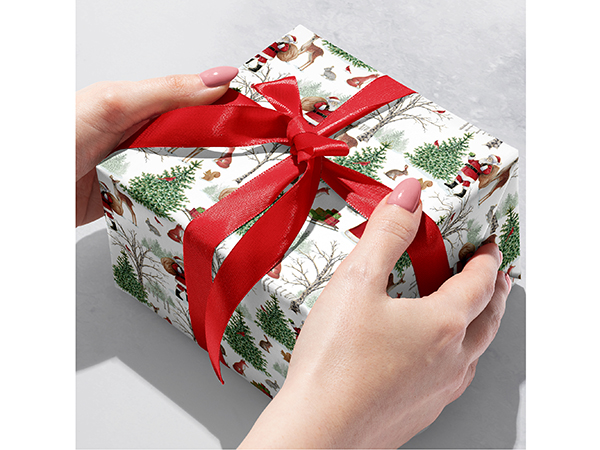 Woodland Wonder Wrapping Paper, 24"x417', Half Ream Roll | Nashville Wraps