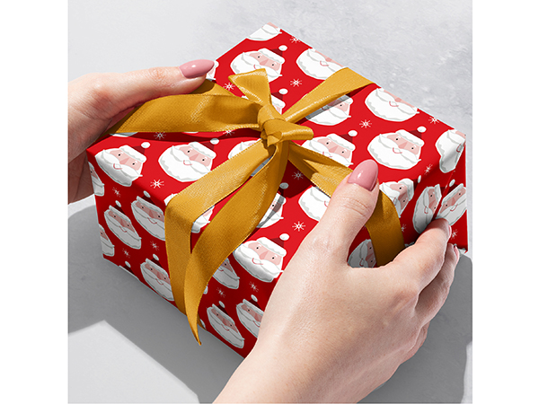 Chic Santa Wrapping Paper, 30"x833', Full Ream Roll | Nashville Wraps
