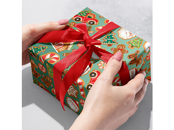 Christmas Cookies Wrapping Paper, 24"x417', Half Ream Roll | Nashville ...
