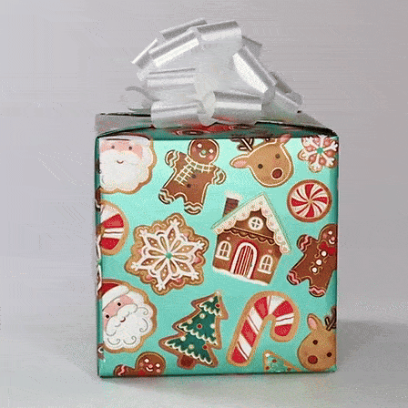 Christmas Cookies Wrapping Paper, 24"x208', Quarter Ream Roll ...