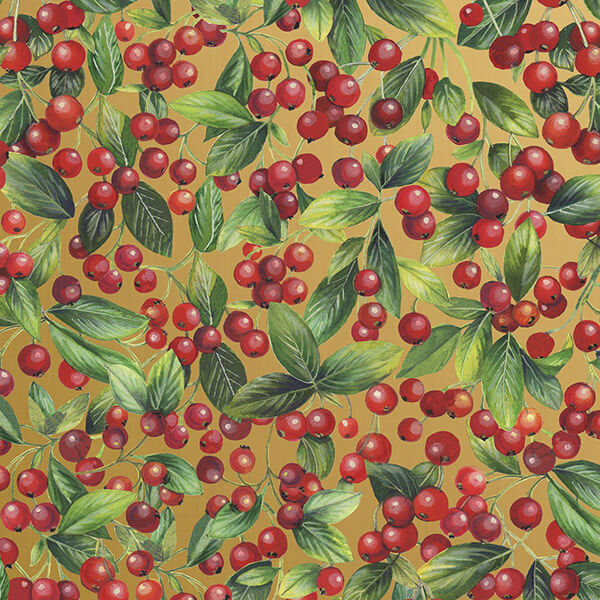 Merry Berry Wrapping Paper, 24"x208', Quarter Ream Roll | Nashville Wraps