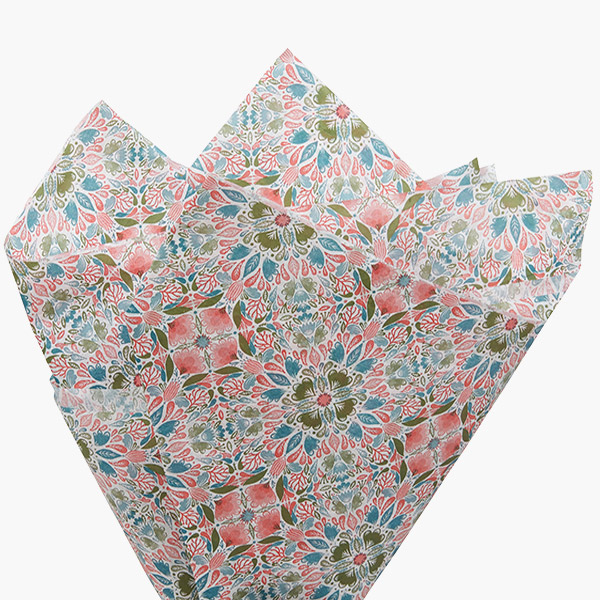 Mosaic Tile Tissue Paper, 20x30", Bulk 240 Sheet Pack | Nashville Wraps